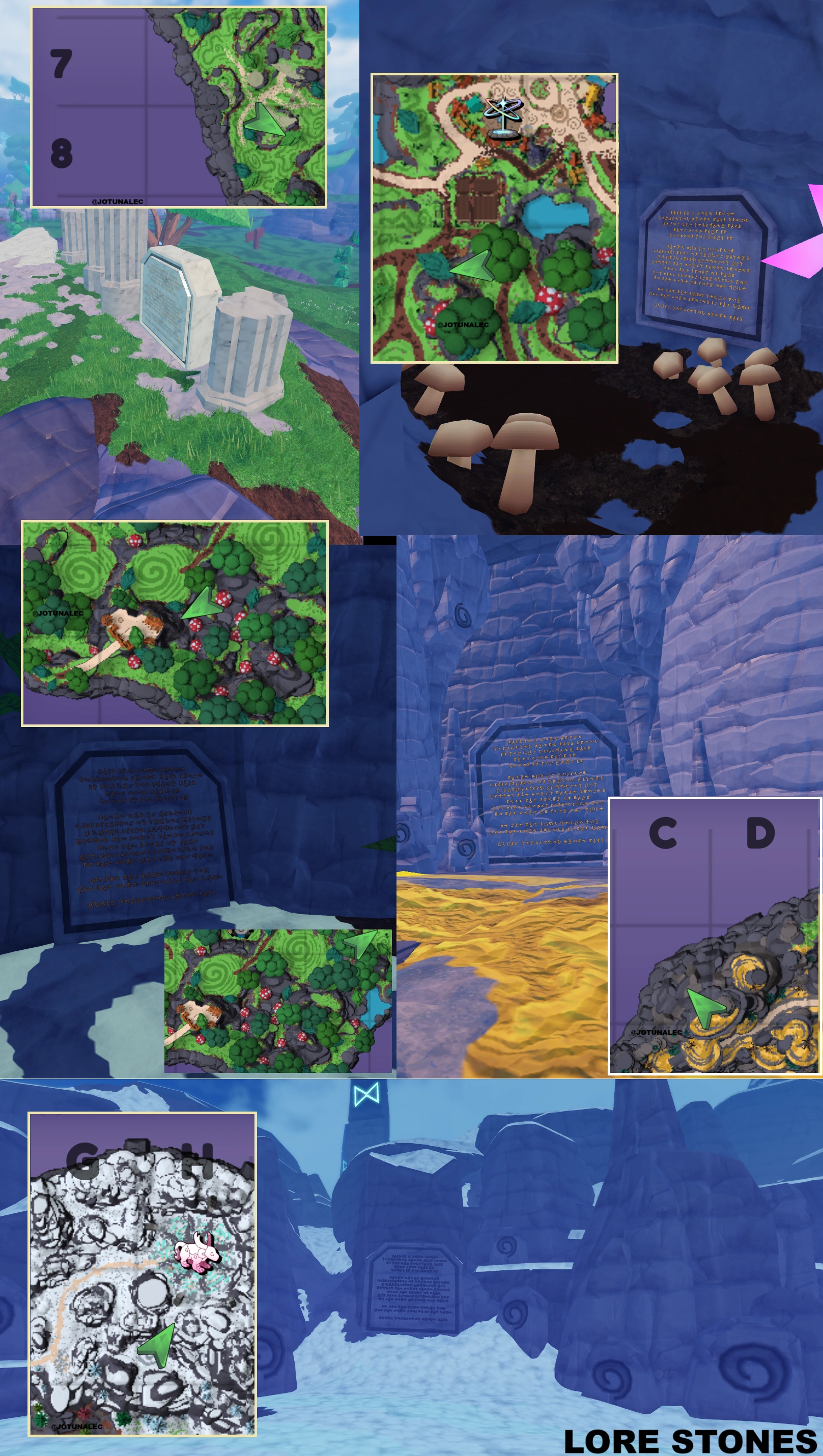 Lore stones's spawn point! Open the imagen to see it all :D | Fandom