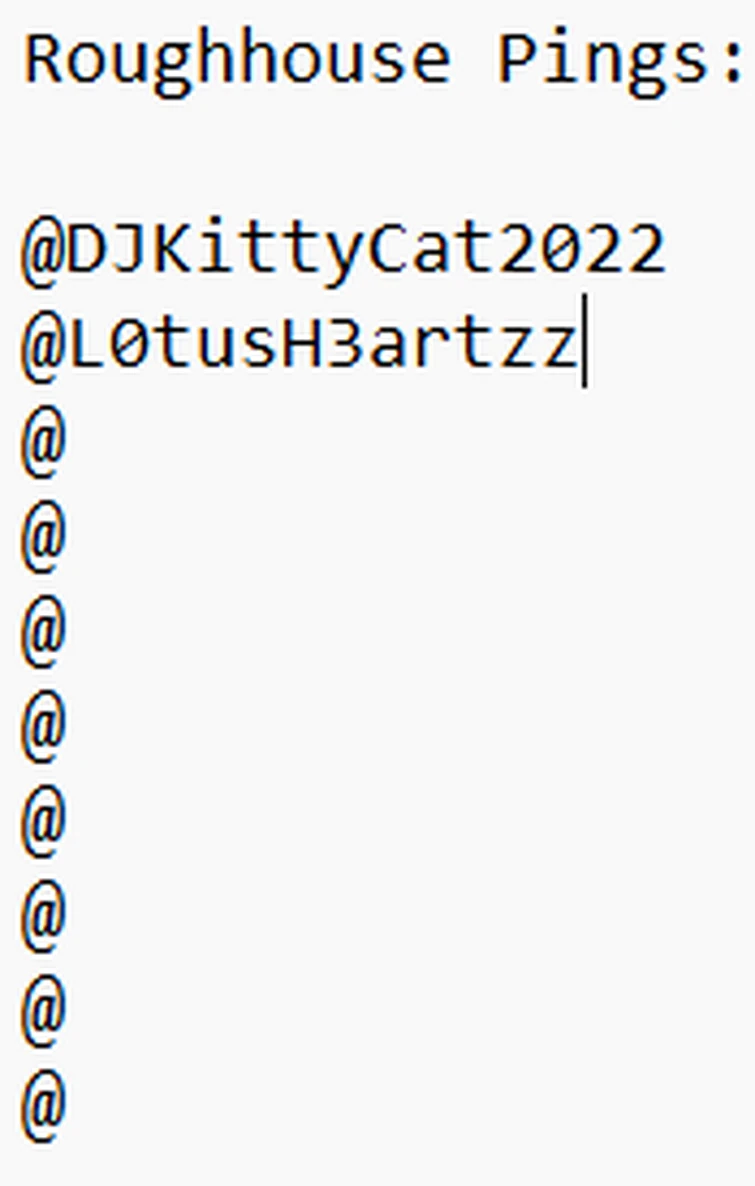 Ethereal Roughhouse's eventual release.. who wants to be pinged when ...