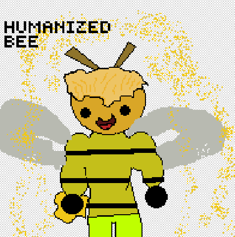 Humanized bee to pollinate purple dahlia XD | Fandom