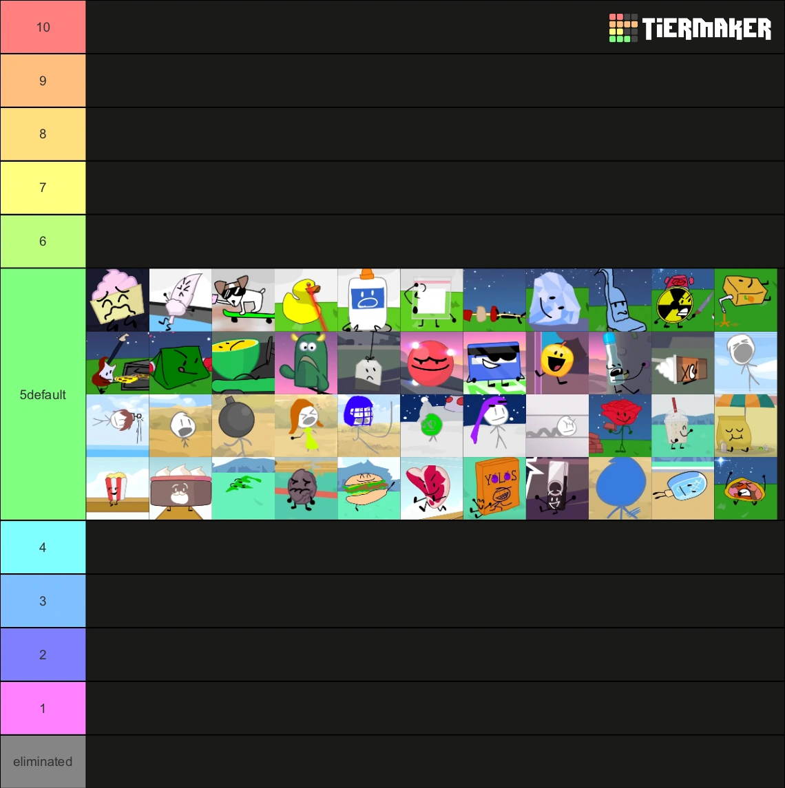 BFDI Mini Points Viewer Voting 1 | Fandom