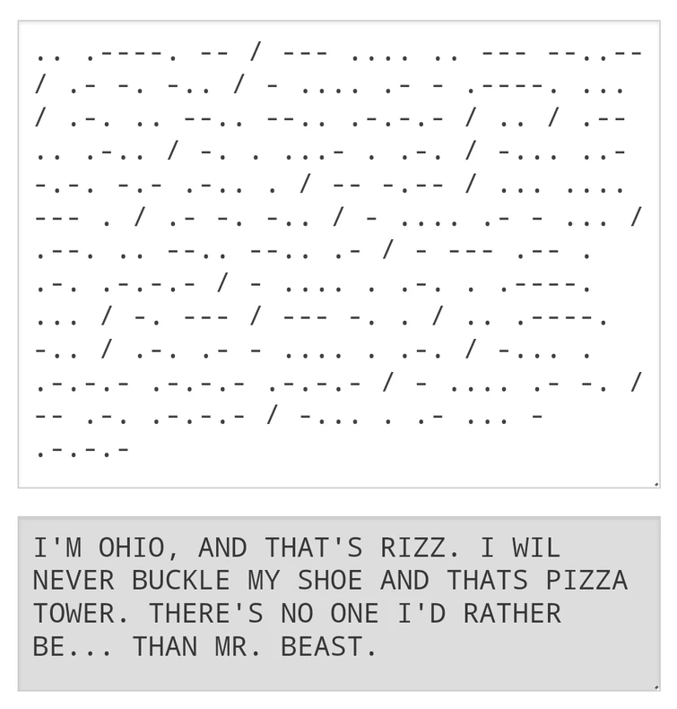 morse code 1 | Fandom