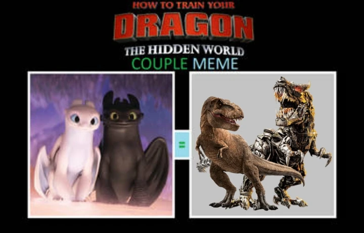 HTTYD 3 Couple Meme: Rexy and Grimlock | Fandom