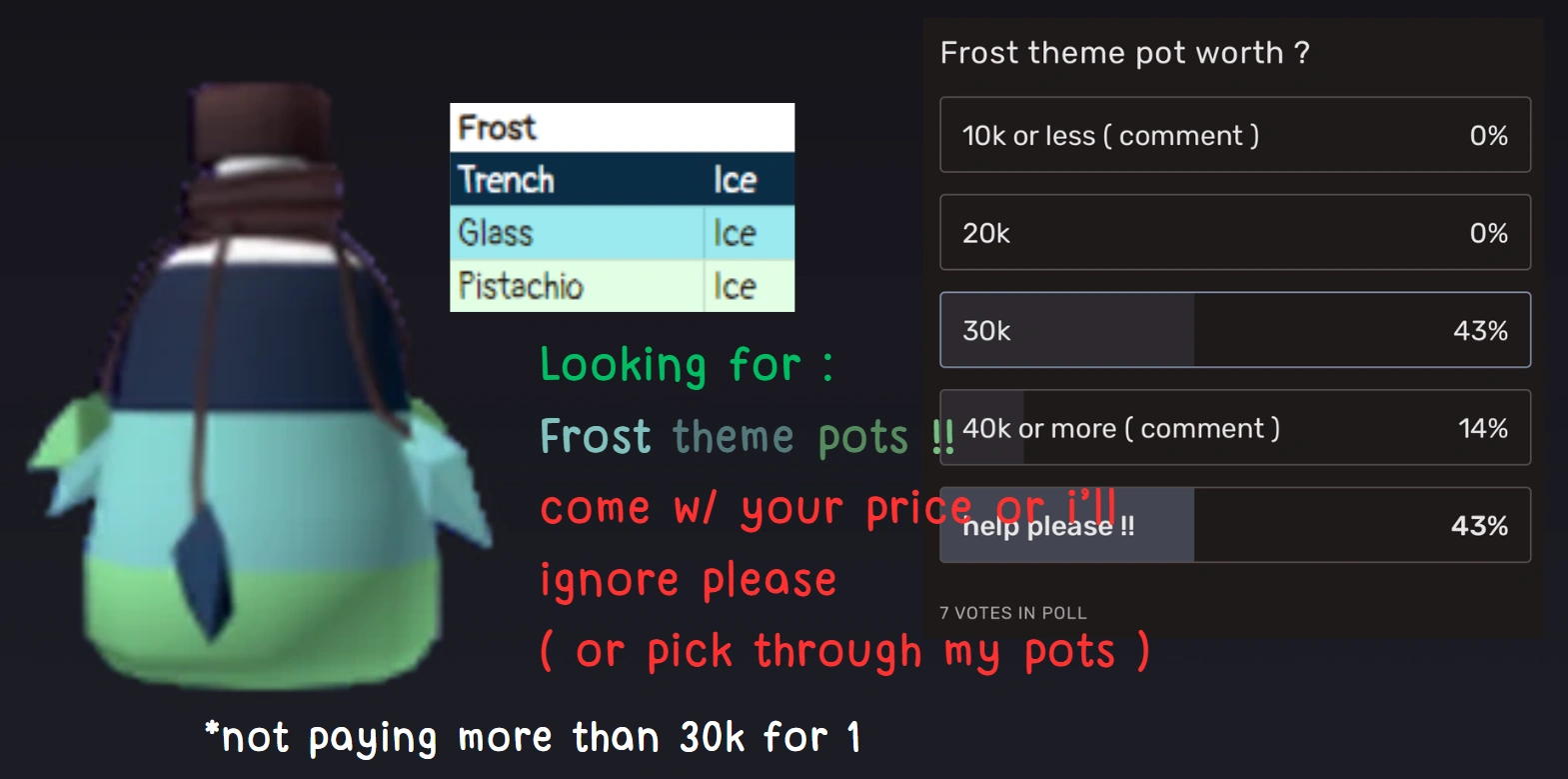 LF / BUYING Frost theme potions ! | Fandom