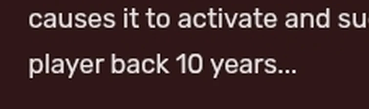 Why does the wiki say its 10 years back | Fandom