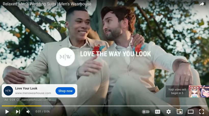 i have gay people on my youtube ads | Fandom