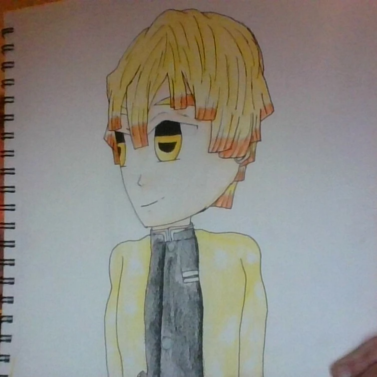 Happy b-day Zenitsu, I made this drawing of you | Fandom