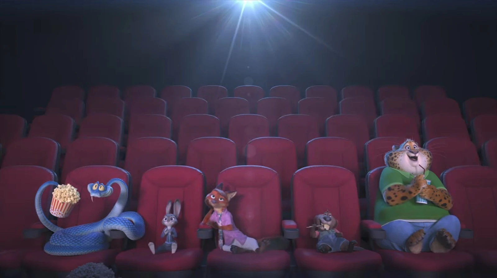 Judy, Nick, Gary, Nibbles, and Benjamin at the theaters | Fandom