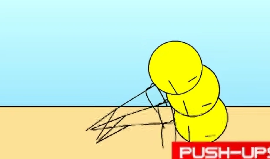 Yeah. Those are DEFINITELY push-ups. | Fandom