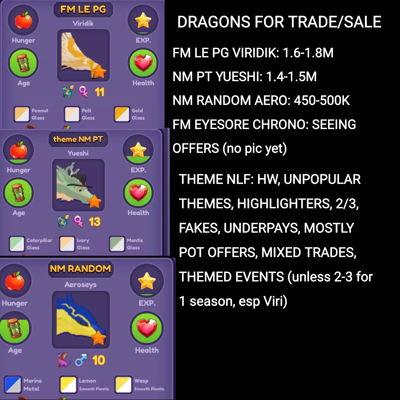 TRADING/SELLING DRAGONS | Fandom