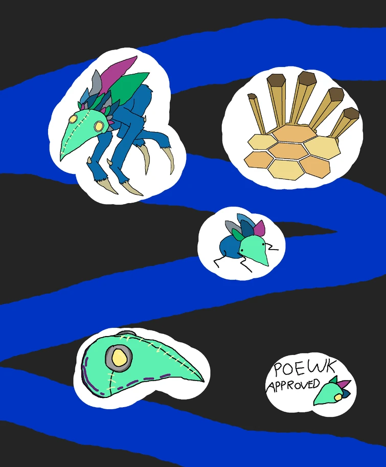 Poewk Sticker Sheet | Fandom