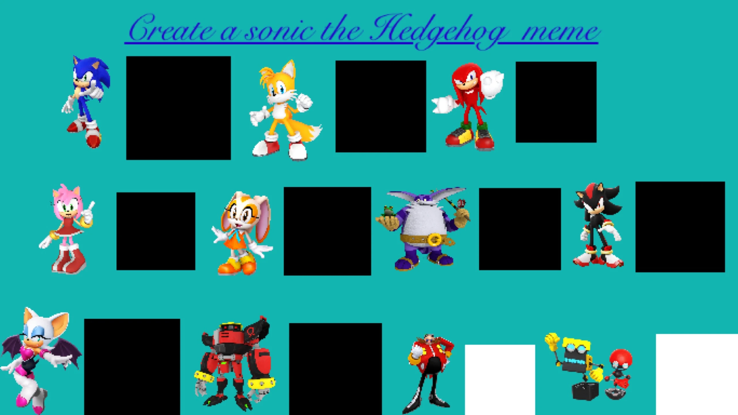 Create your own Sonic the Hedgehog Meme | Fandom