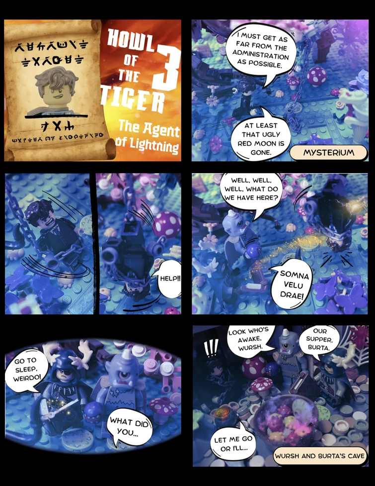 Comic series: Howl of the Tiger, Part 3: The Agent of Lightning | Fandom