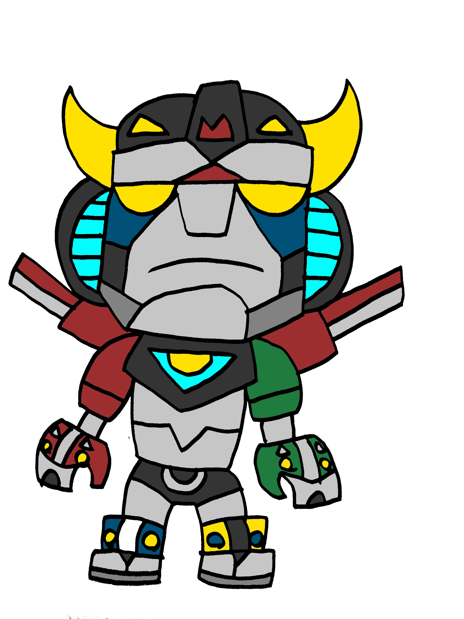 My drawing of Voltron | Fandom