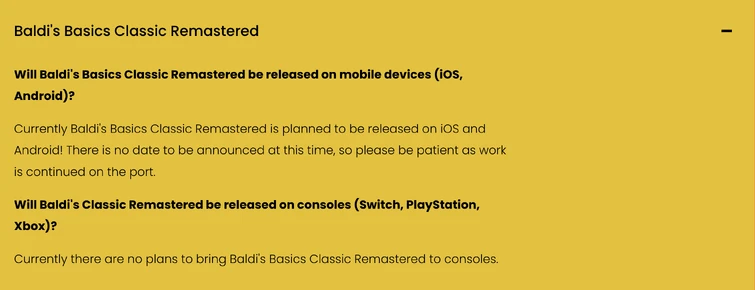 When will the BBCR mobile port be released? | Fandom