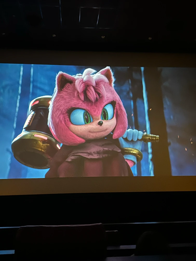 I found Amy rose in sonic 3 post credits scene! | Fandom