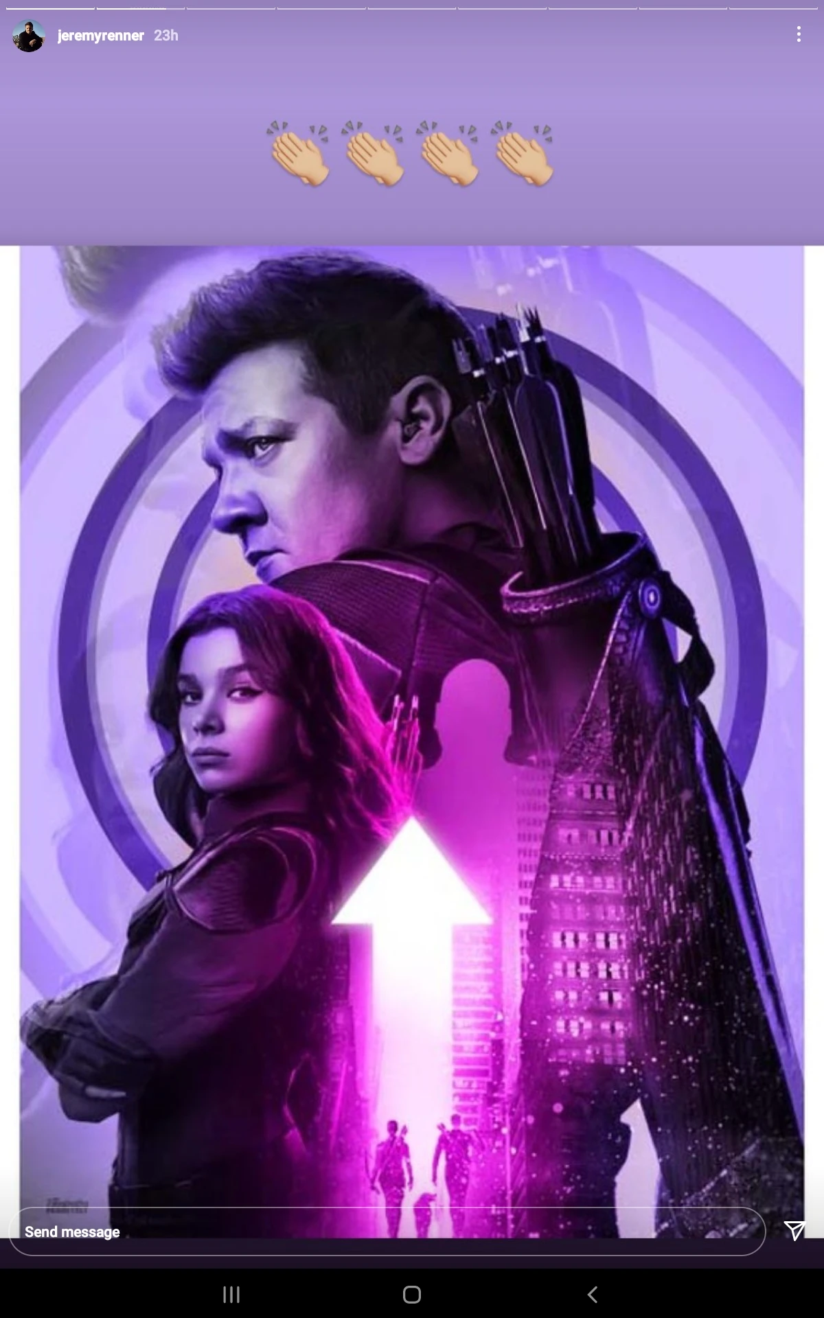 From Jeremy Renner's Official Instagram Account | Fandom