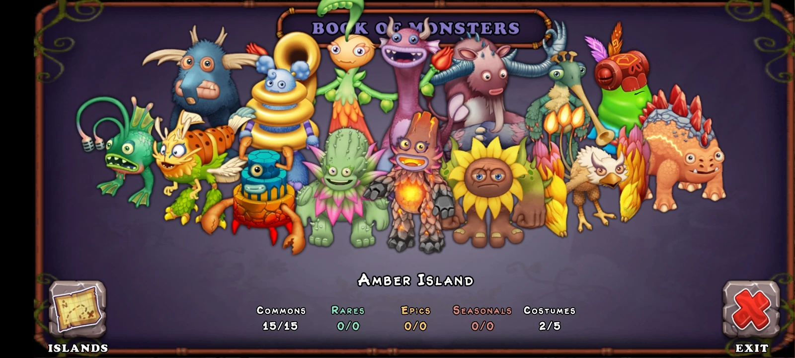 (I tried recreating the Book of Monsters for Amber Island on Amber ...