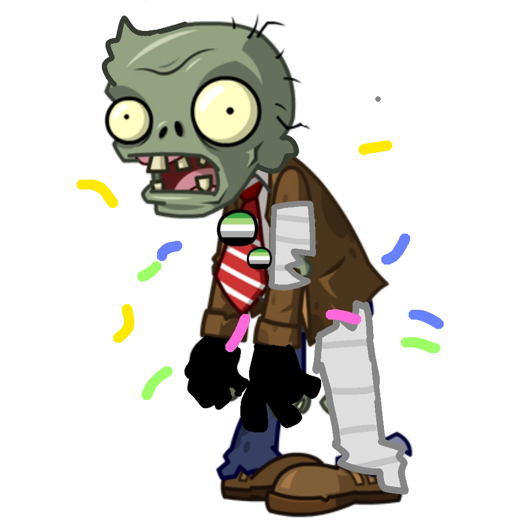 Here is the Basic Zombie from PvZ2 if he had a "Retroslop" avatar | Fandom