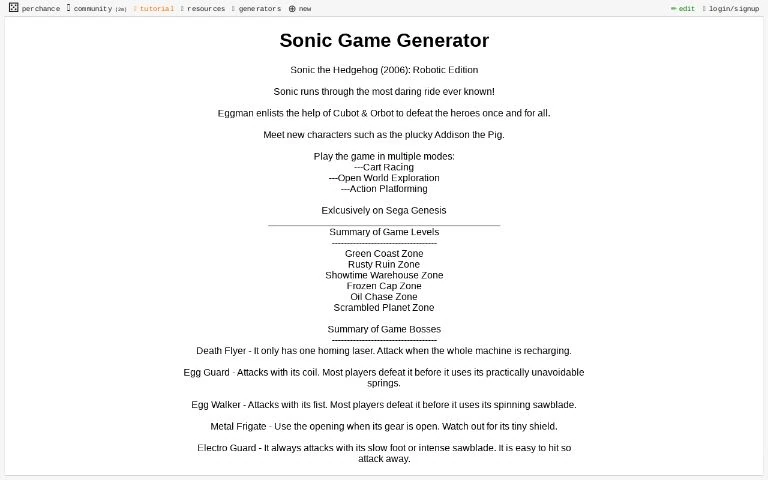 Generate a Game | Fandom