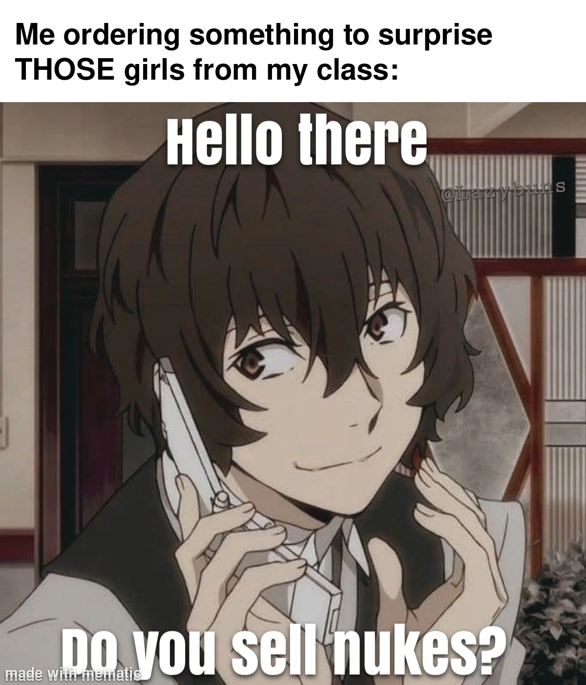 Fresh Dazai meme from me 🤌🤌🤌 | Fandom