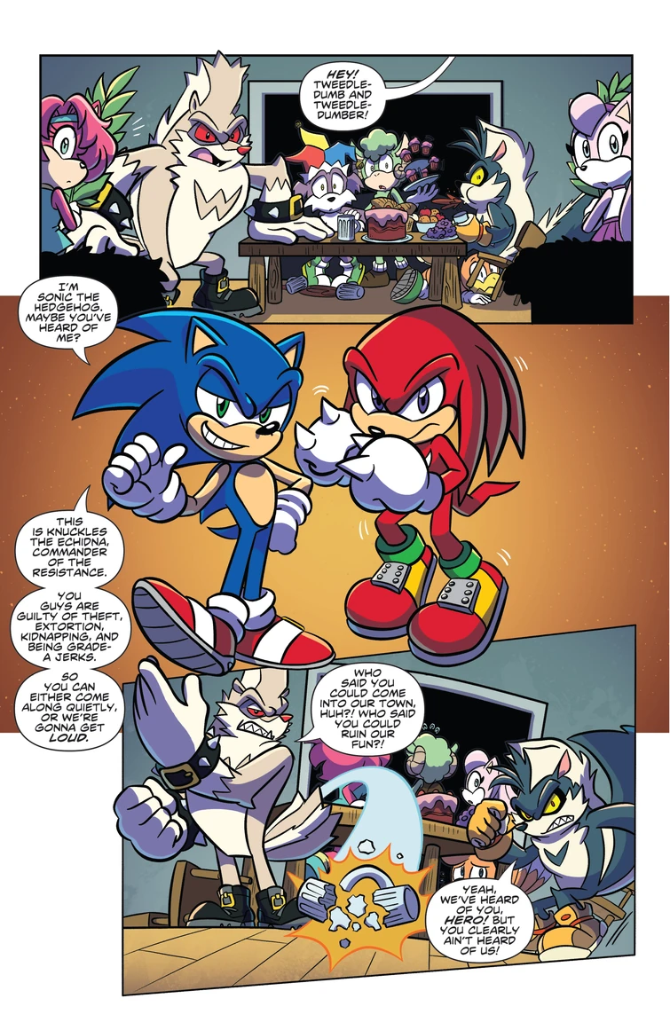 IDW sonic # 3 excerpts | Fandom