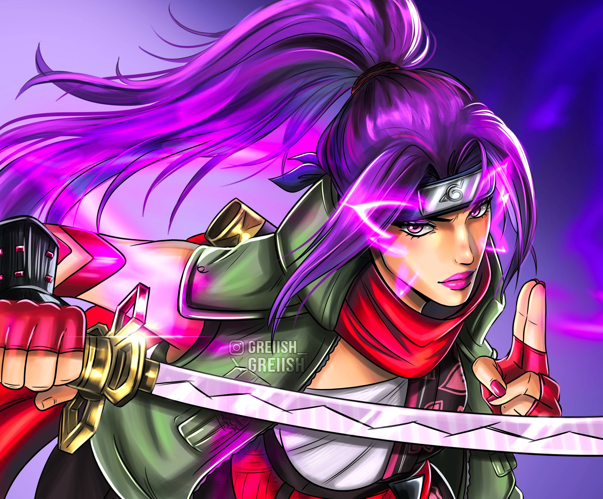Marvel Rivals x Naruto Psylocke Artwork by Greiish on IG | Fandom
