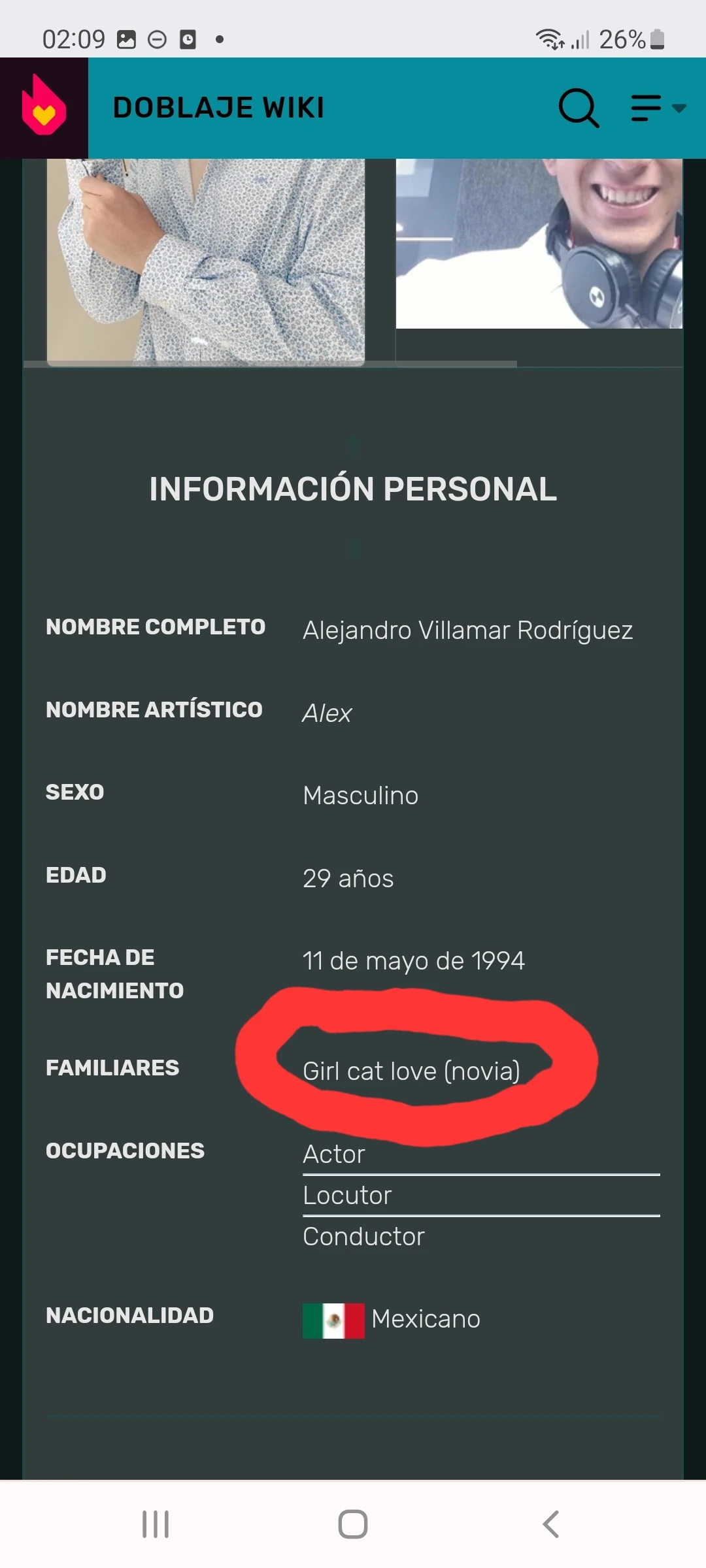 Alex Villamar | Fandom