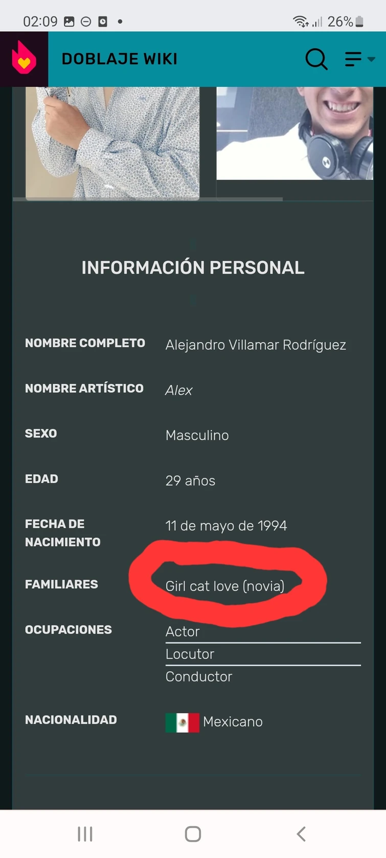 Alex Villamar | Fandom