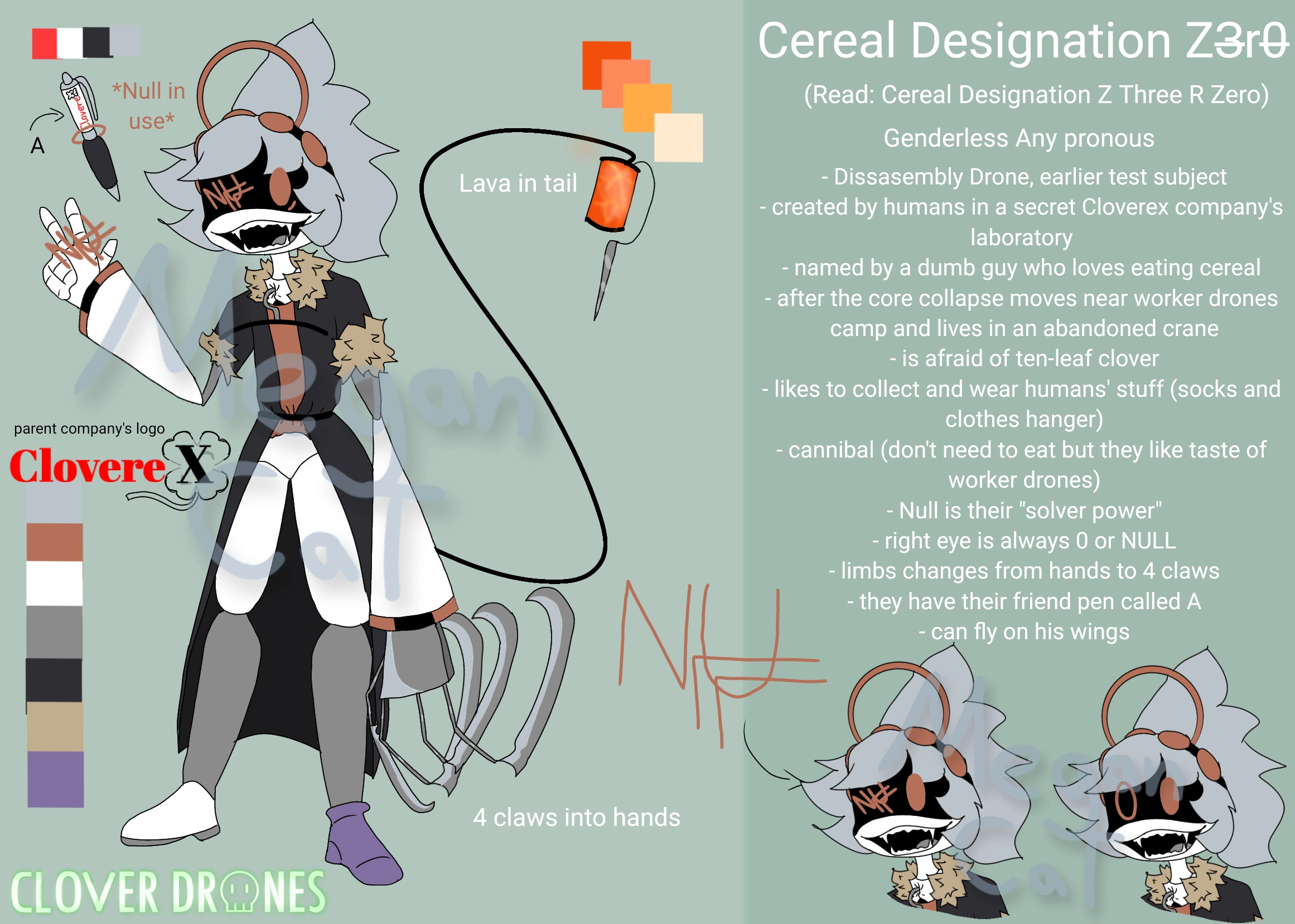 Finally finished Cereal Designation ZЗ̶r0̶'s ref | Fandom