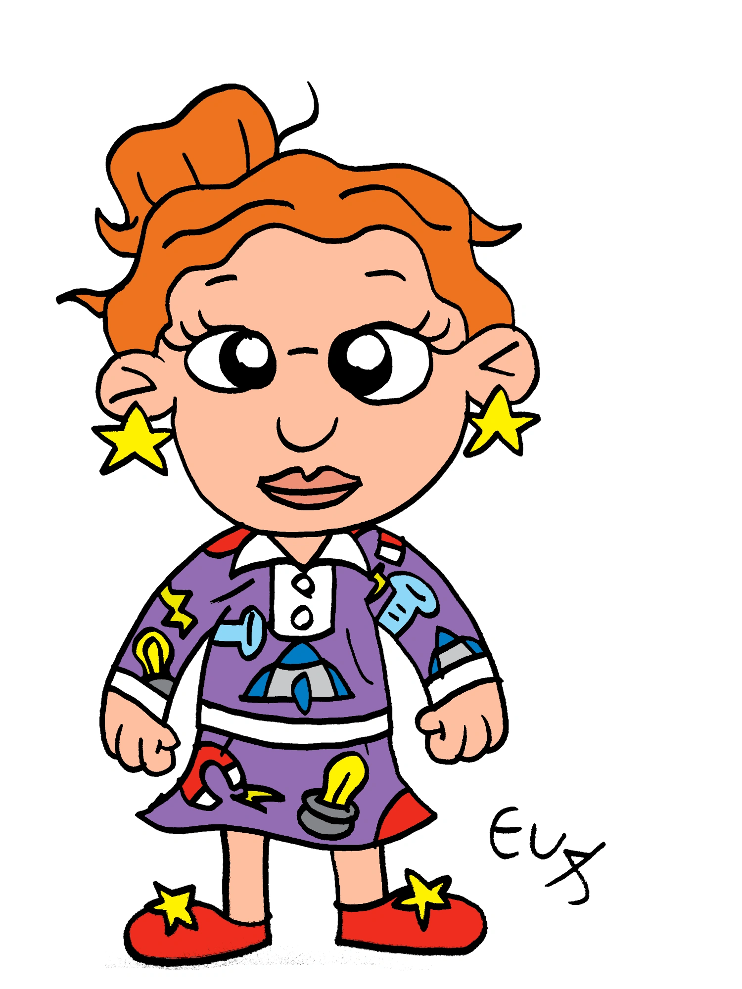 Our drawing of Ms. Frizzle (Back to School special) | Fandom