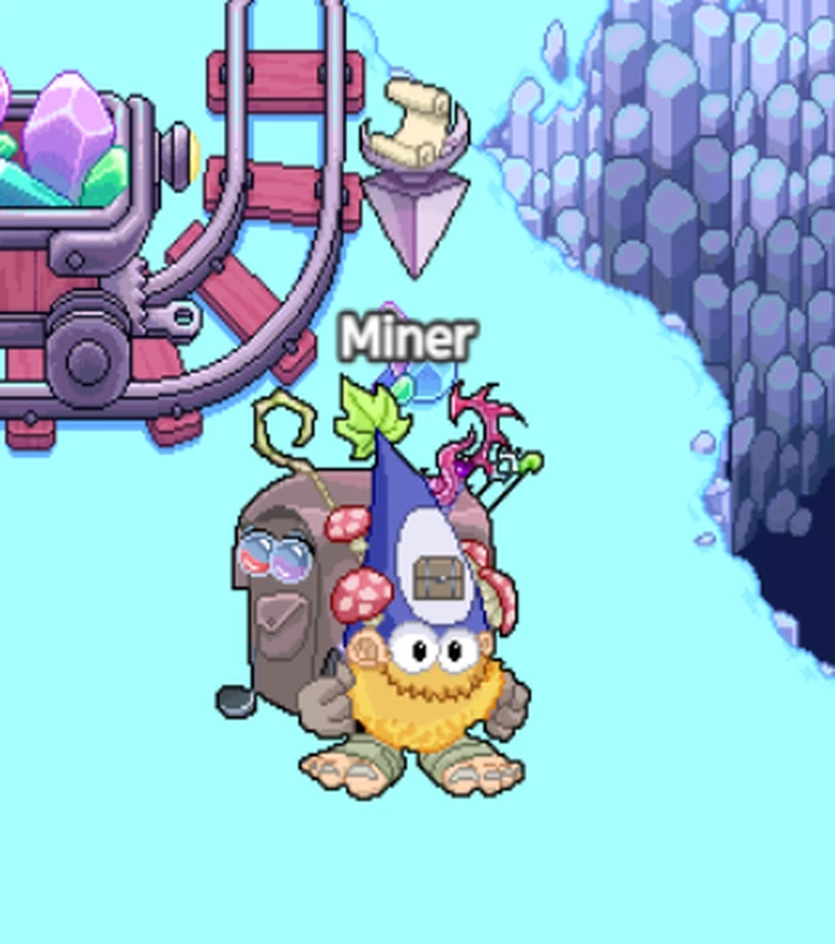 Miner still looks like the old Merchant art style. | Fandom