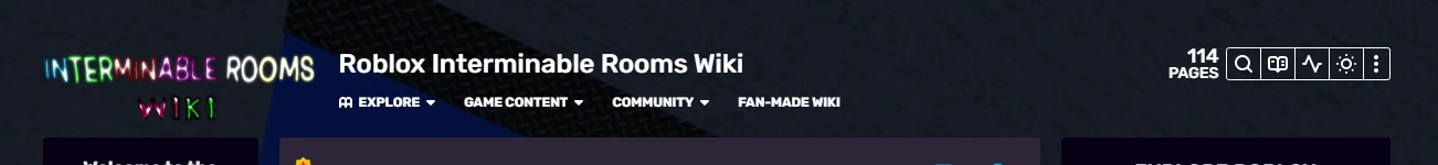i added a fan-made interminable rooms wiki at top navigation | Fandom