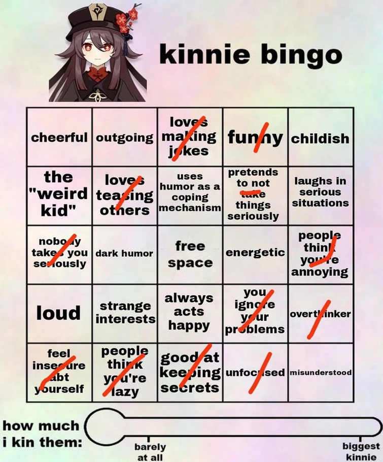 My kinnie bingos | Fandom