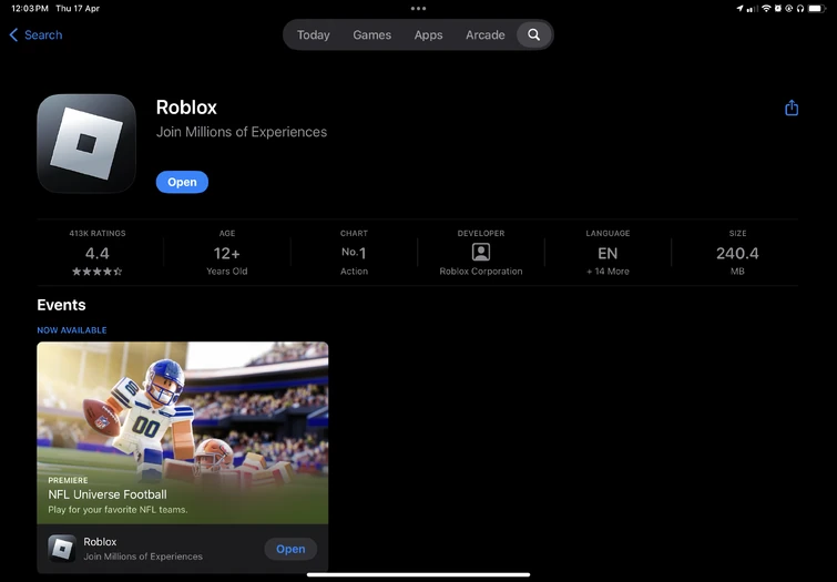 Roblox icon from App Store still remains the same: | Fandom
