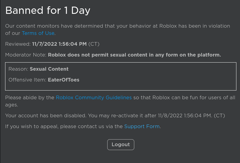 Roblox's Wonderful Moderation | Fandom
