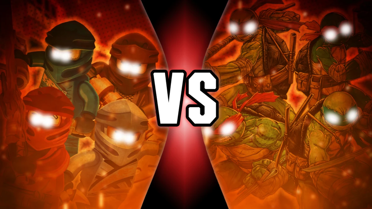 The Ninja VS The Ninja Turtles (Ninjago VS Teenage Mutant Ninja Turtles ...