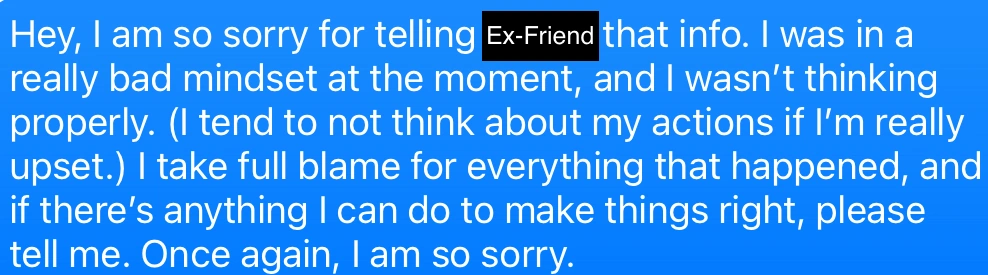 Is this a good sincere apology? | Fandom