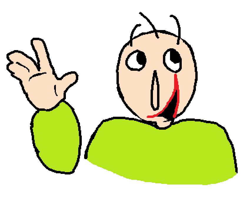 I have doodled the Baldi. | Fandom