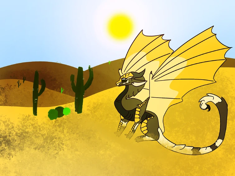 Drawing wings of fire tribes- Sandwing | Fandom
