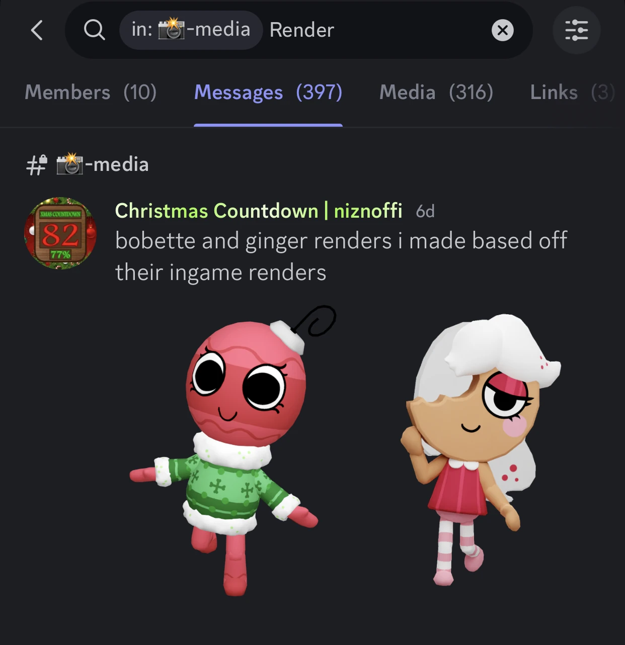 Bobette and Ginger’s Full Render found from someone in Discord Server ...