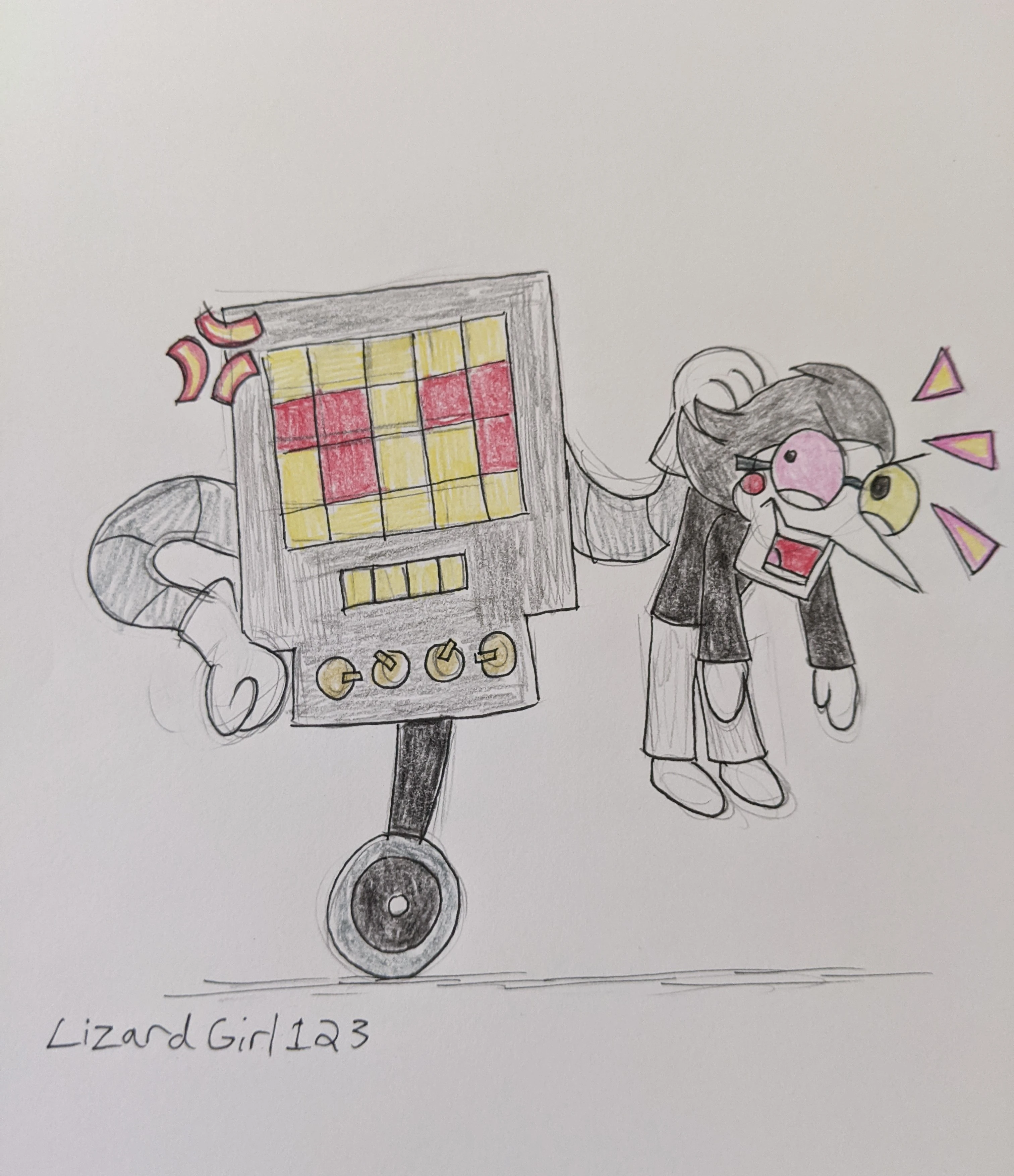 TAKING OUT THE TRASH [gremlin] (a drawing by me) | Fandom
