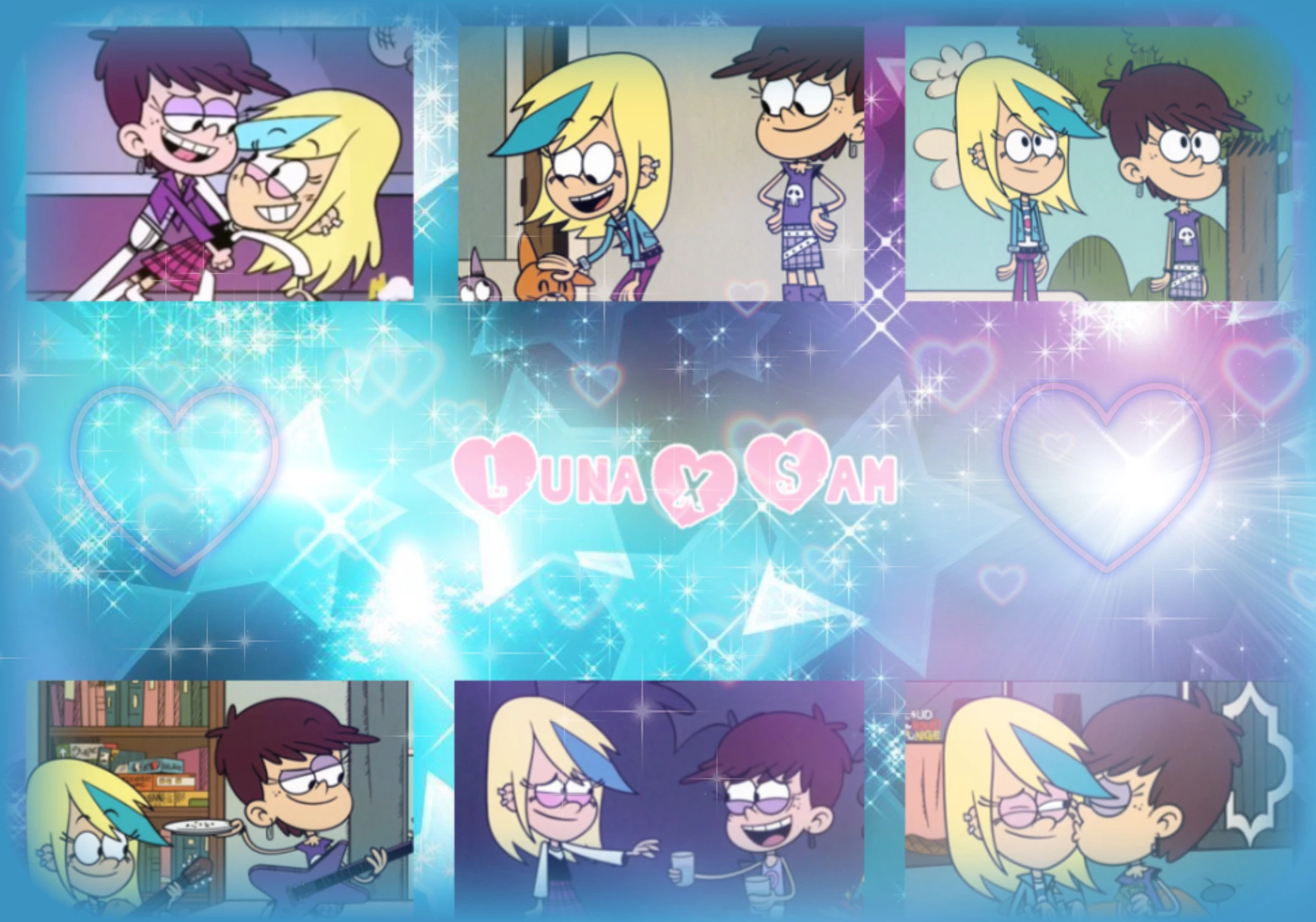 SaLuna Collage 💜💙💜💙 | Fandom