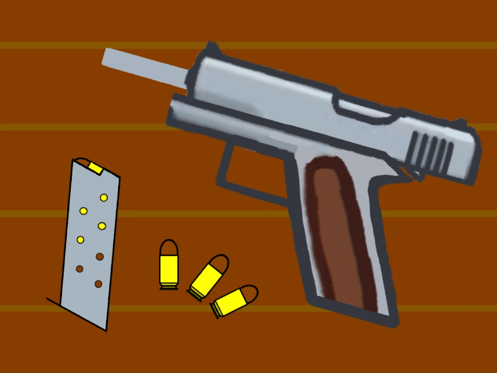 Toppat Clan weapons on table | Fandom