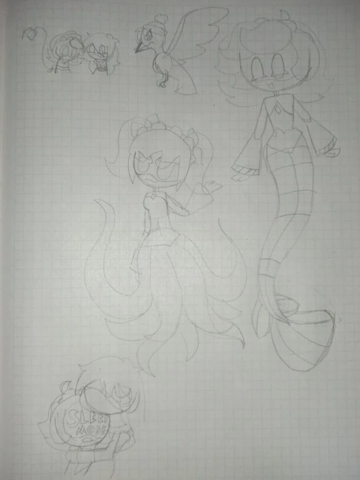 my old AU doddle stuff | Fandom