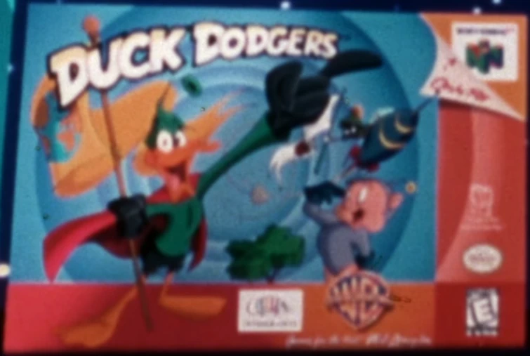 This early Box Art design of Duck Dodgers Starring Daffy Duck | Fandom