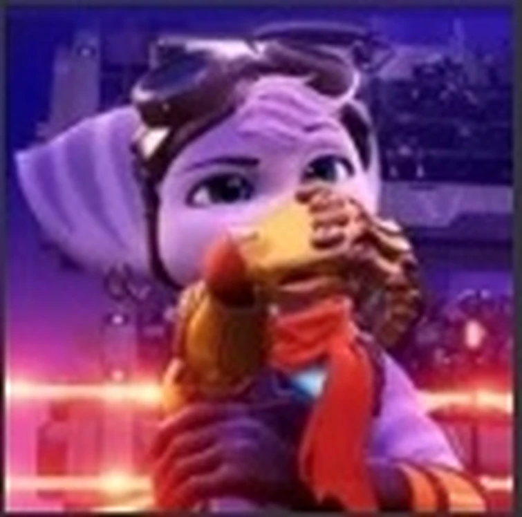 What scene from Ratchet and Clank: Rift Apart Rivet did this pose? | Fandom