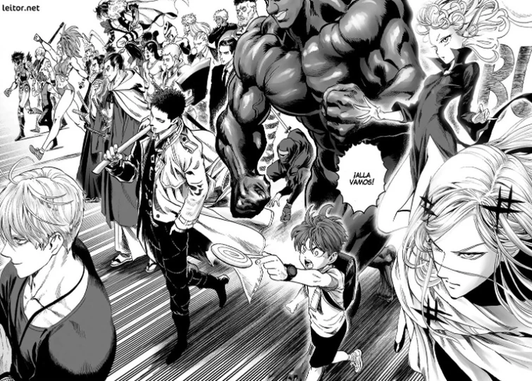 Si que le gusta a ONE hacer paneles con los personajes yendo a la ...