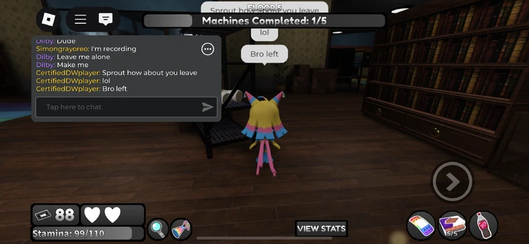 The whole server scared this Sprout out of the game for threatening to ...