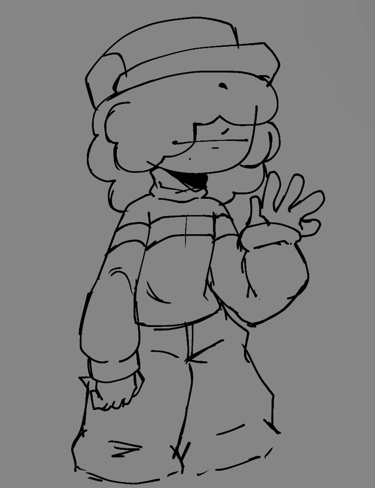 sketch of plat’s sona bc he got 3rd place in val art contest | Fandom