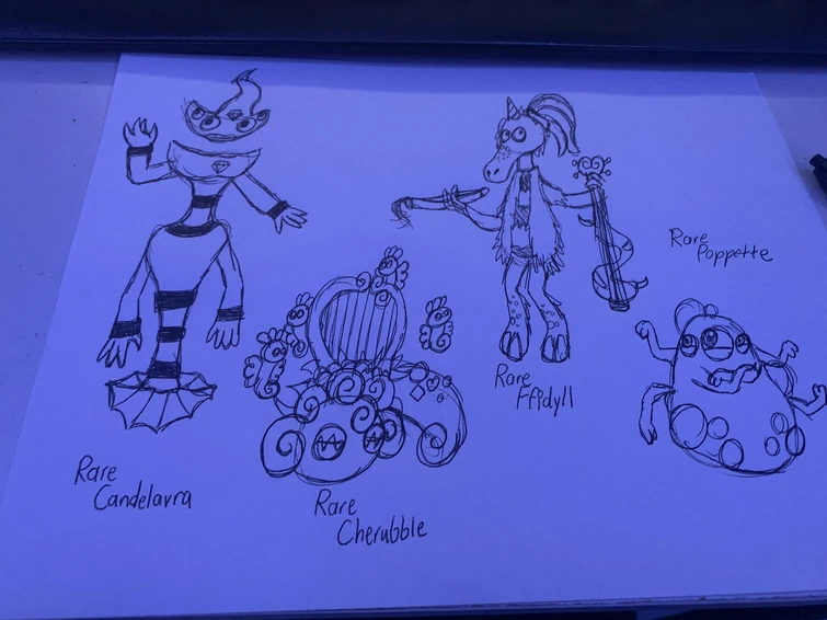 Rare Candelavra, Cherubble, Ffidyll, and Poppette Concepts | Fandom